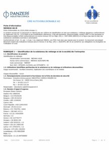 fiche d’information sécurité FR | INTERCHIMIE