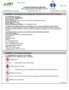 Fiche de données de sécurité FR | INTERCHIMIE